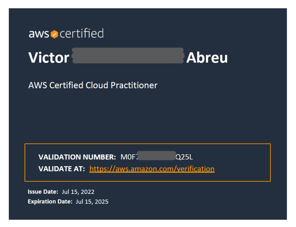 AWS @NEWS: Consegui! Tirei minha certificação CLOUD PRACTITIONER ...